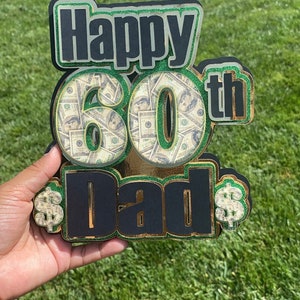 Money Theme Cake Topper Dollar Sign Cake Topper - Etsy Canada