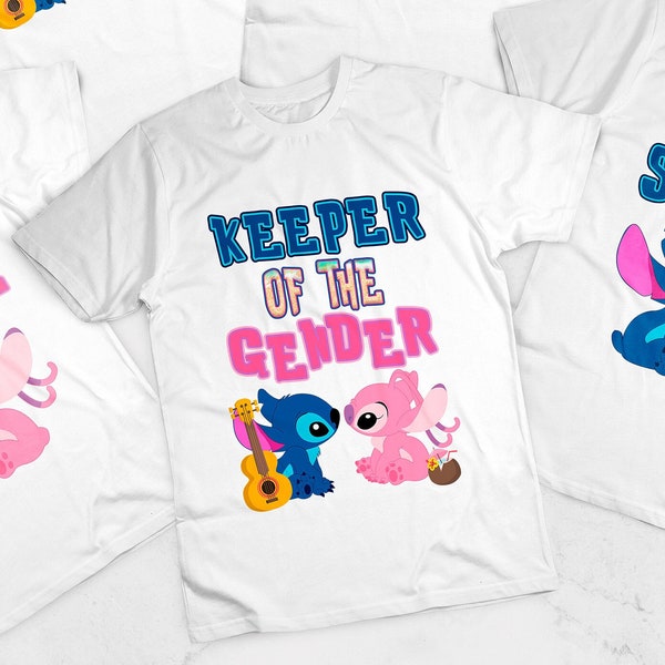 Stitch And Angel Gender Reveal Etsy