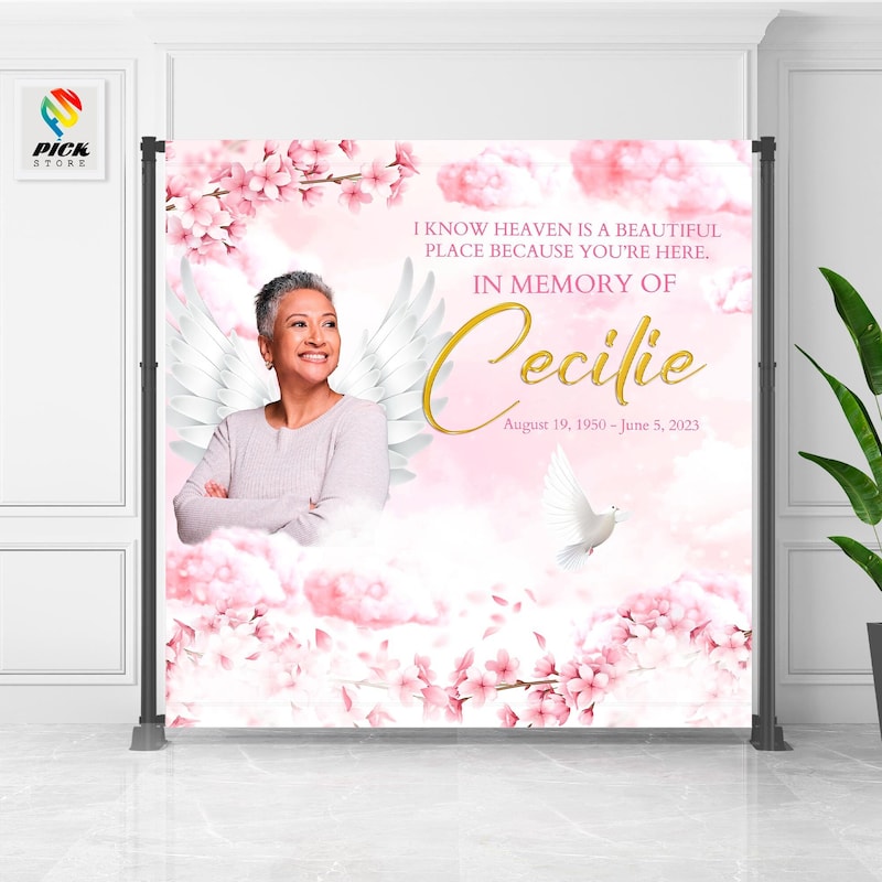 Funeral Backdrop - Etsy