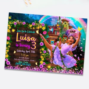 Encanto Invitation Encanto Birthday Invitation Encanto Party Encanto ...