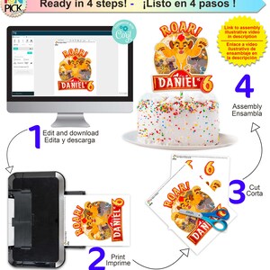 DIGITAL Lion Guard Cake Topper Lion Guard Cake Decoration - Etsy