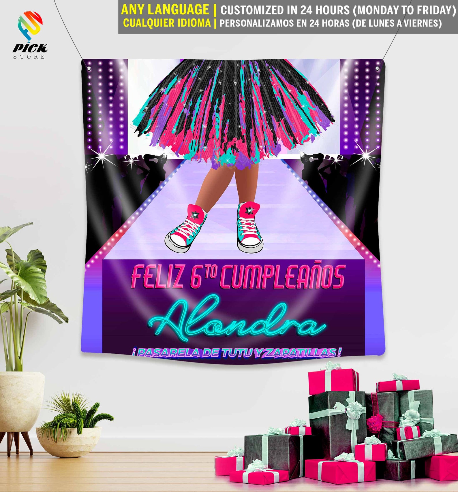 DIGITAL FILE Sneaker and Tutu Backdrop Sneaker and Tutu - Etsy