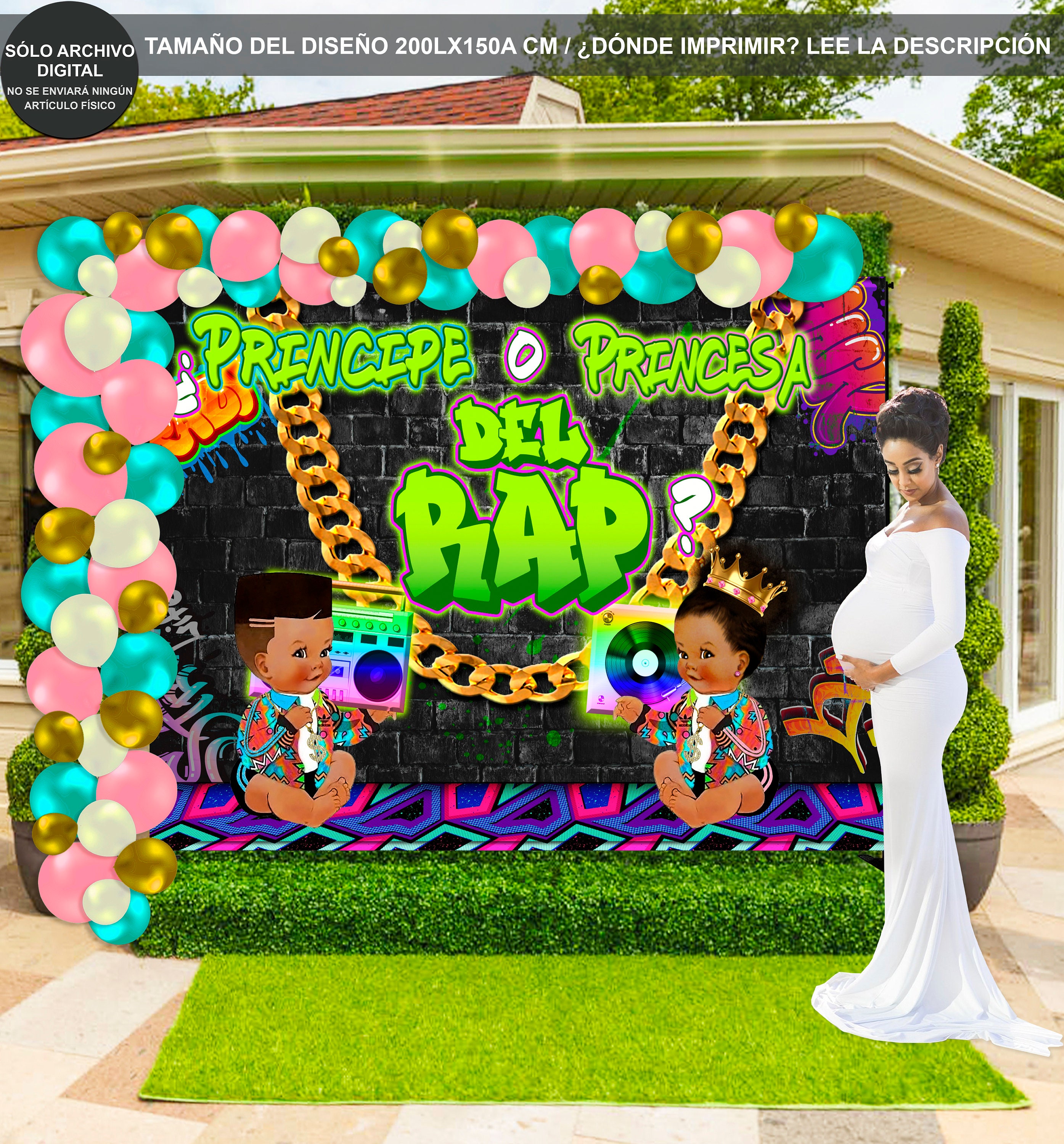 DIGITAL FILE Fresh Babies Backdrop Fresh Prince Banner - Etsy