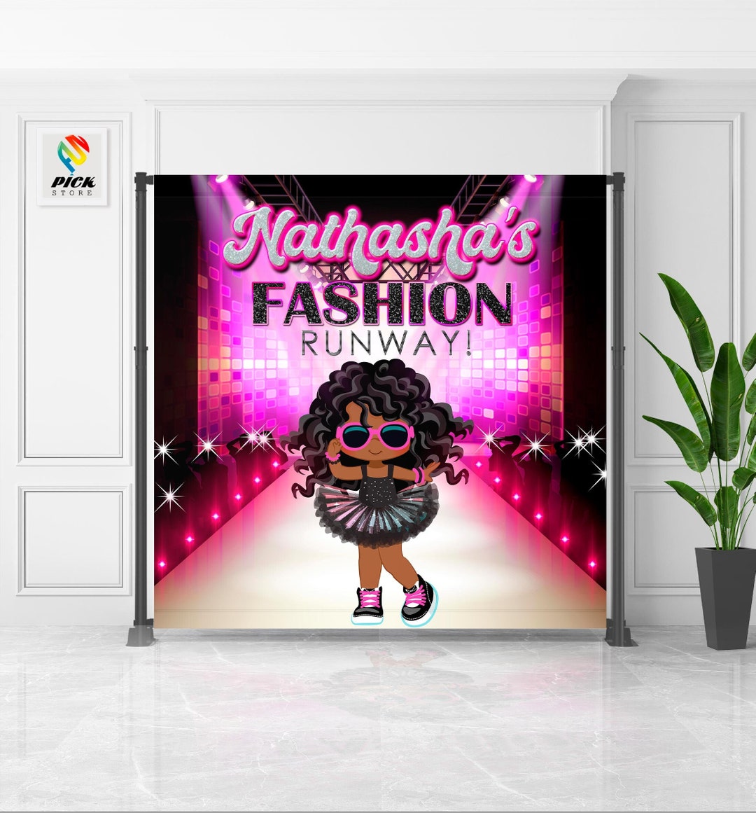 Fashion Show Backdrop | Runway Show Banner | Catwalk Show Party ...