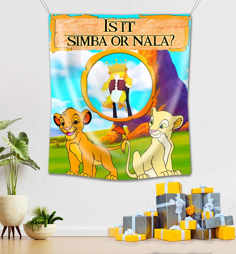 DIGITAL FILE Lion King Backdrop Lion King Banner Simba - Etsy