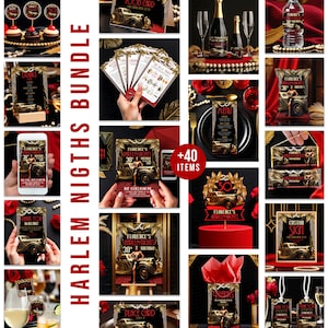 Harlem Nights Birthday Bundle: Great Gatsby Mega Kit, Set of 40 ...