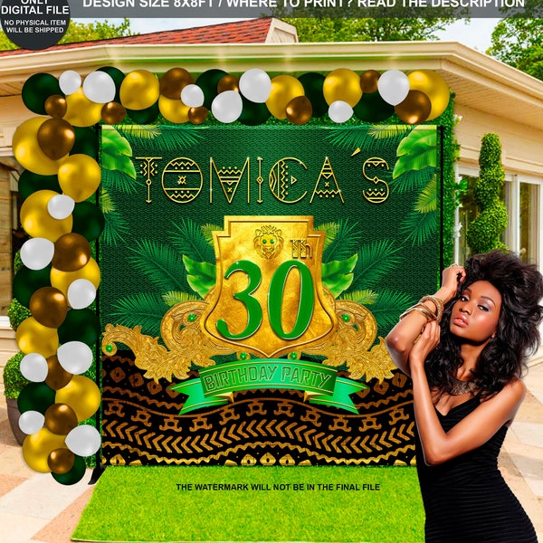African Photo Backdrop - Etsy
