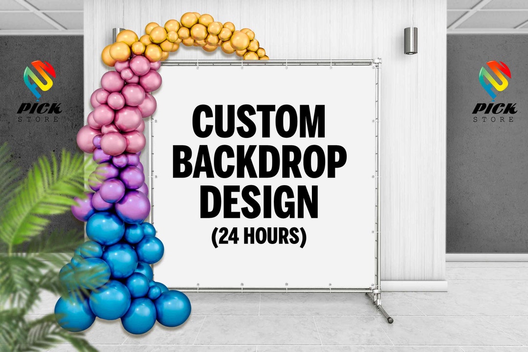 DIGITAL FILE Custom Simple Backdrop DESIGN for Our Customer Lafarrah ...