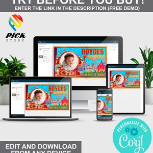 Carnival Gable Box Label | Carnival Printable Label | Carnival Box ...