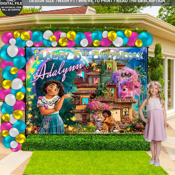 Encanto Backdrop - Etsy