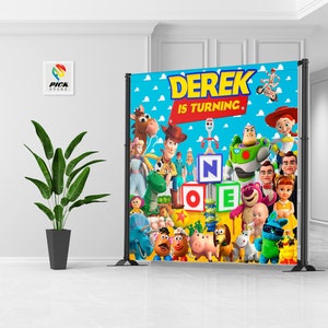 DIGITAL FILE Toy Story Backdrop Buzz Lightyear Banner - Etsy