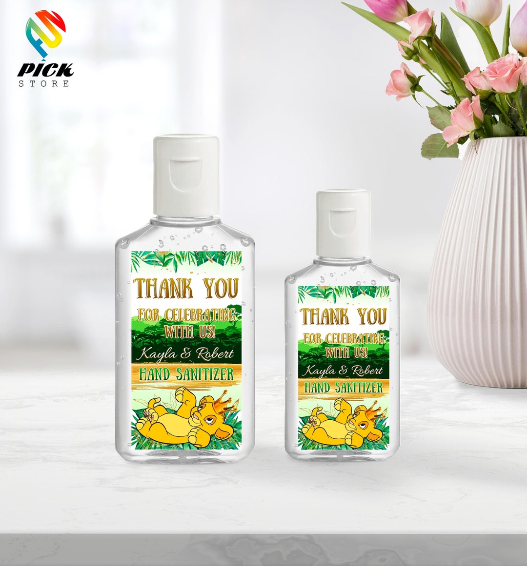 Etiquetas para gel antibacterial Stickers para Alcohol Gel Etiquetas de recuerdos Stickers para ...