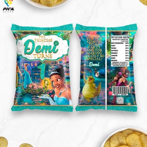 Princess Chips Bag | African American Princess Bag | Princess Chips ...