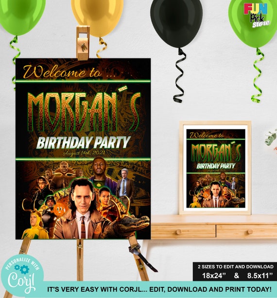 DIGITAL Loki Welcome Sign Loki Sign printable Loki | Etsy