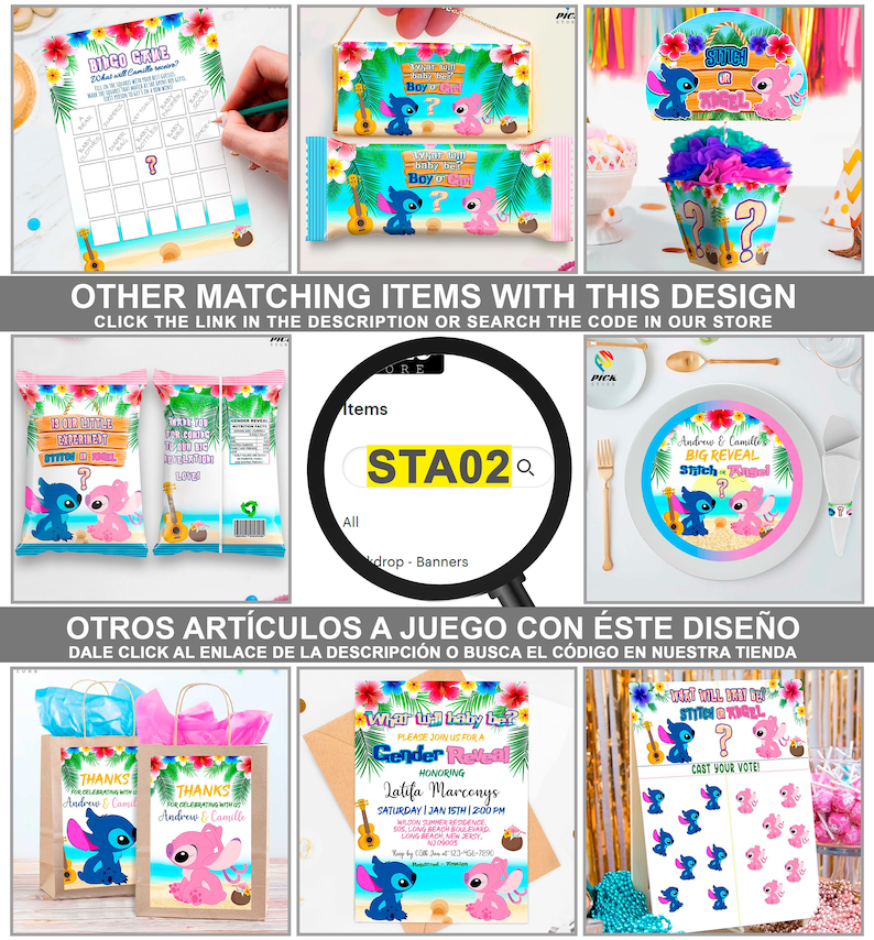 Digital File Stitch And Angel Gender Reveal Keeper Of The Etsy