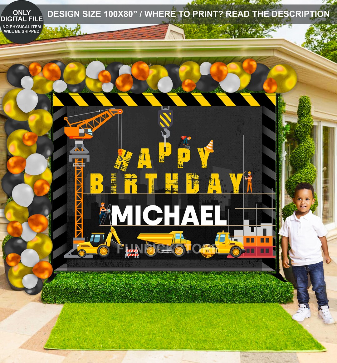 DIGITAL FILE | Constructor Backdrop | Constructor Banner | Constructor ...