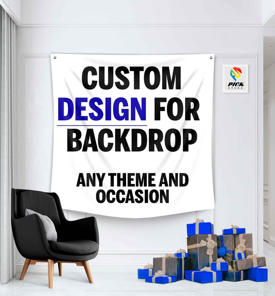 Custom Backdrop DESIGN for All Occasions Custom Photo Banner Custom ...