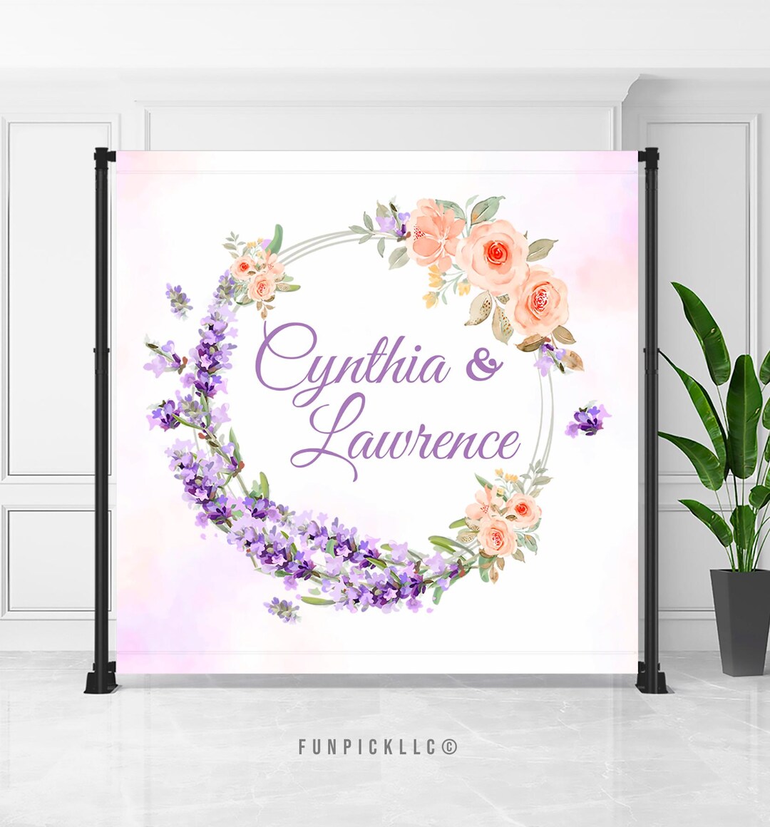 Boho Wedding Banner | Bride and Groom Sign | Rustic Wedding Backdrop ...