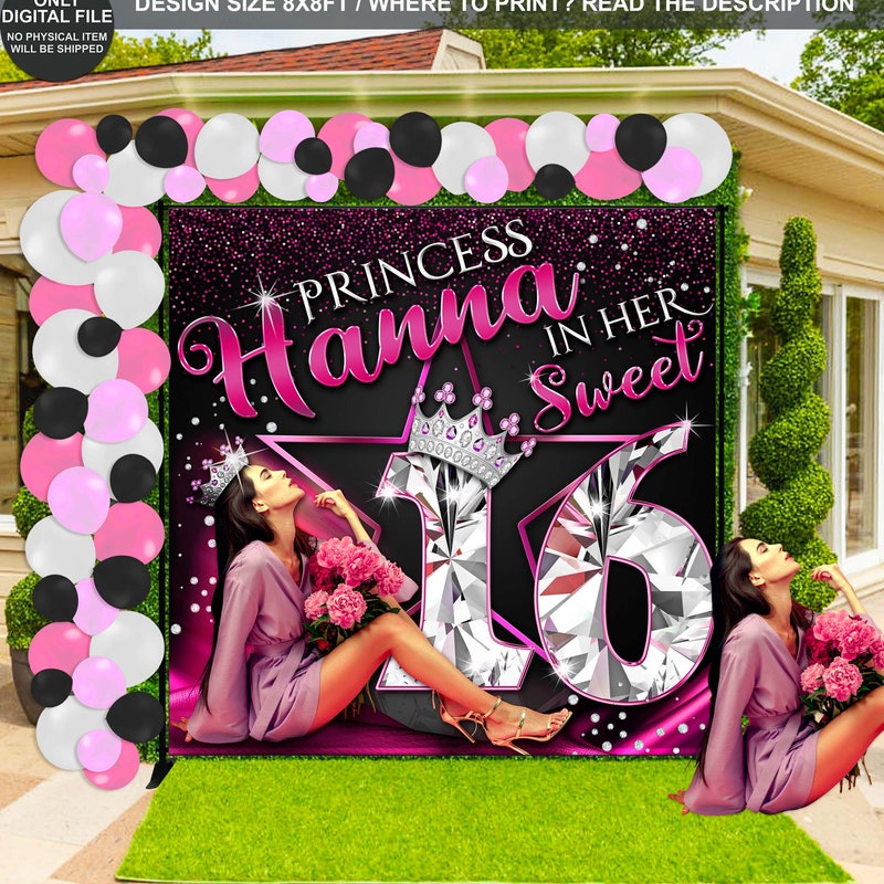 Sweet 16 Banner - Etsy