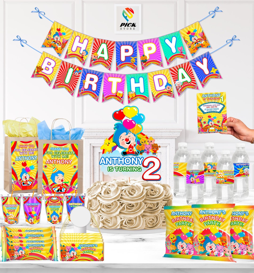 Clown Party Bundle Kit | Clown Editable Labels | Animals Printable ...