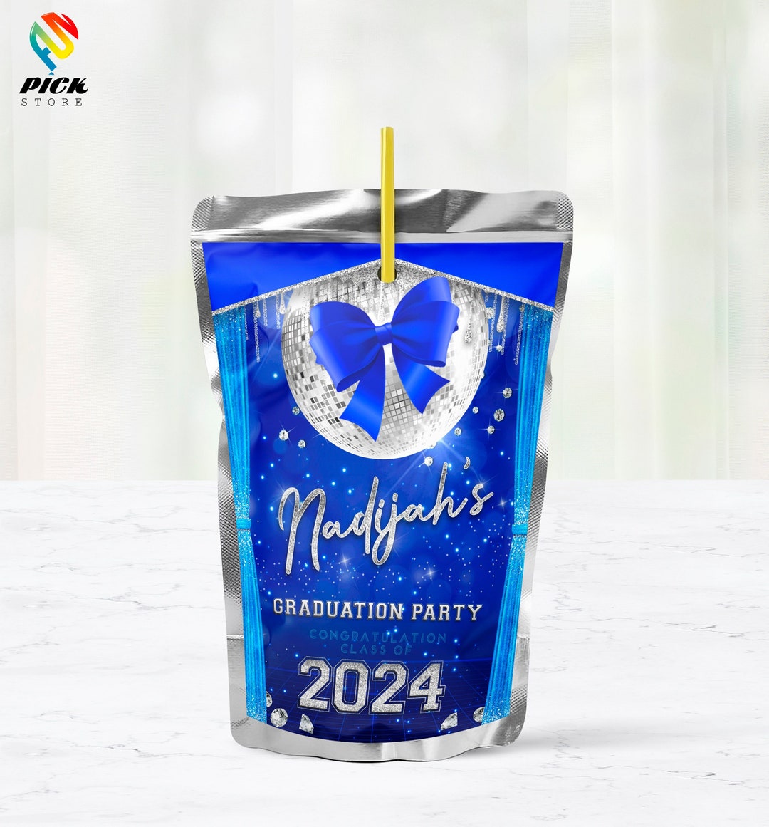 Capri Sun Label Prom Send off Juice Pouch Label Prom Drink Label Grad ...