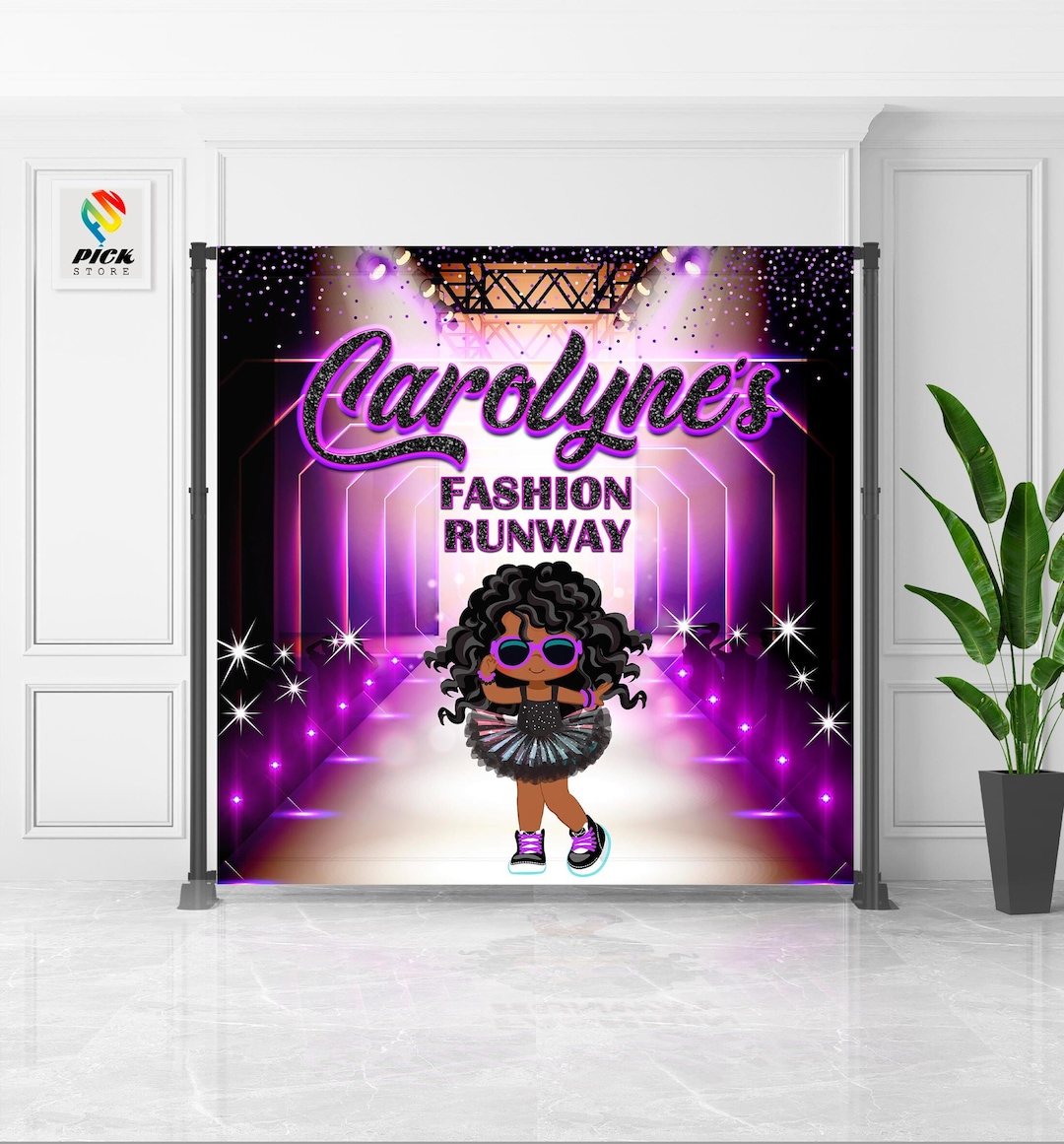 Fashion Show Backdrop | Runway Show Banner | Catwalk Show Party ...