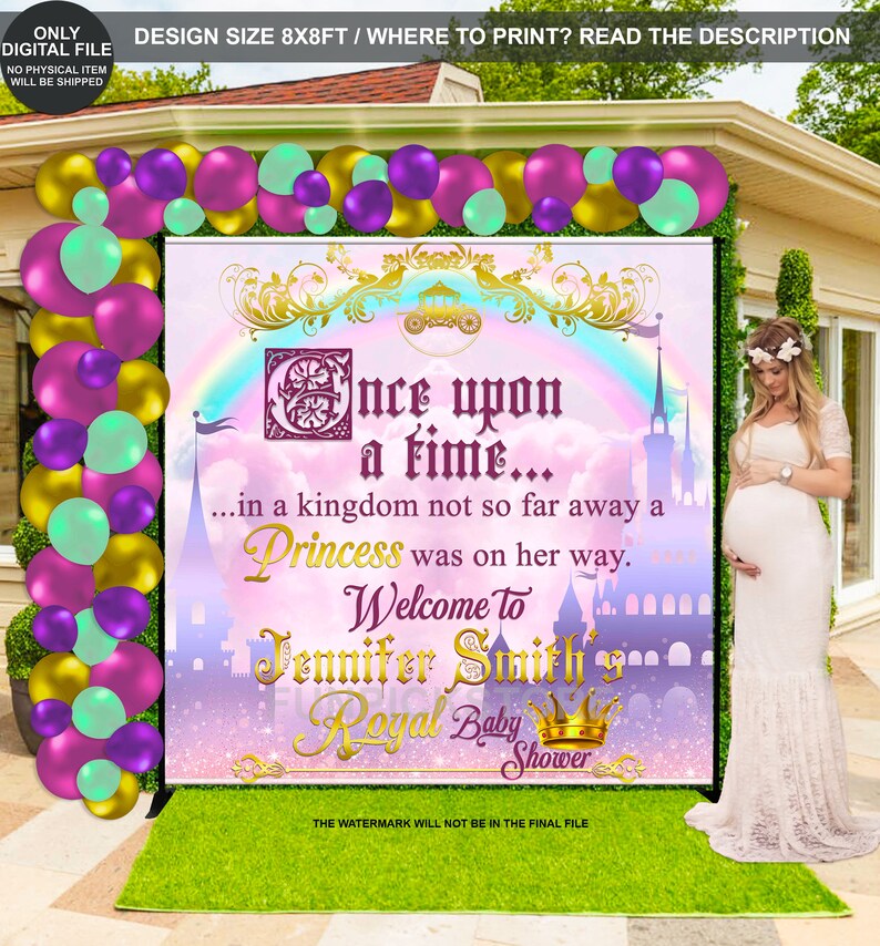 DIGITAL FILE Once Upon a Time Backdrop Once Upon a Time - Etsy