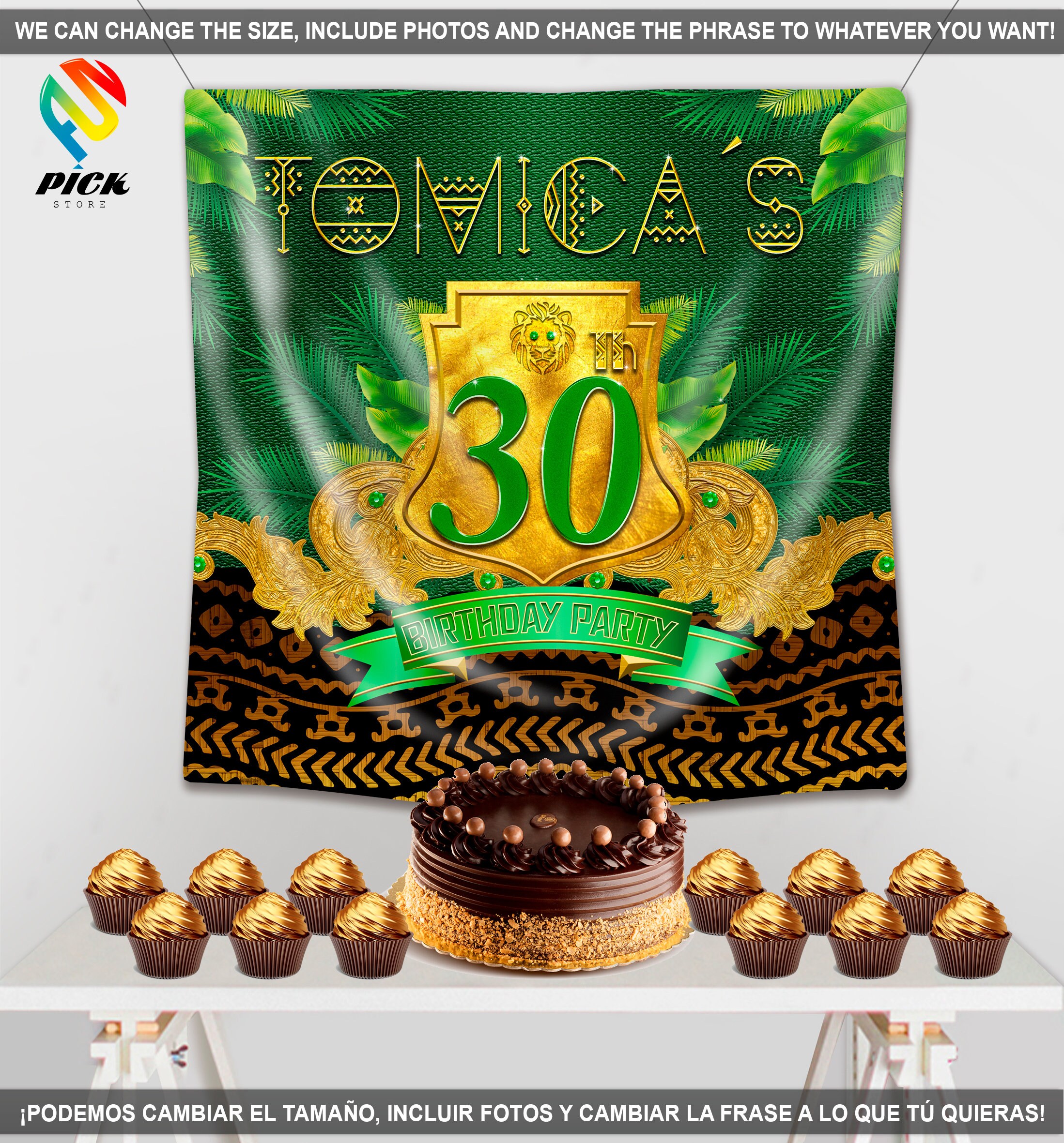 DIGITAL FILE African Backdrop African and Emerald Backdrop - Etsy