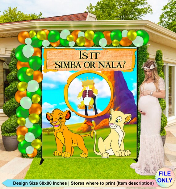 DIGITAL FILE Lion King Backdrop Lion King Banner Simba - Etsy