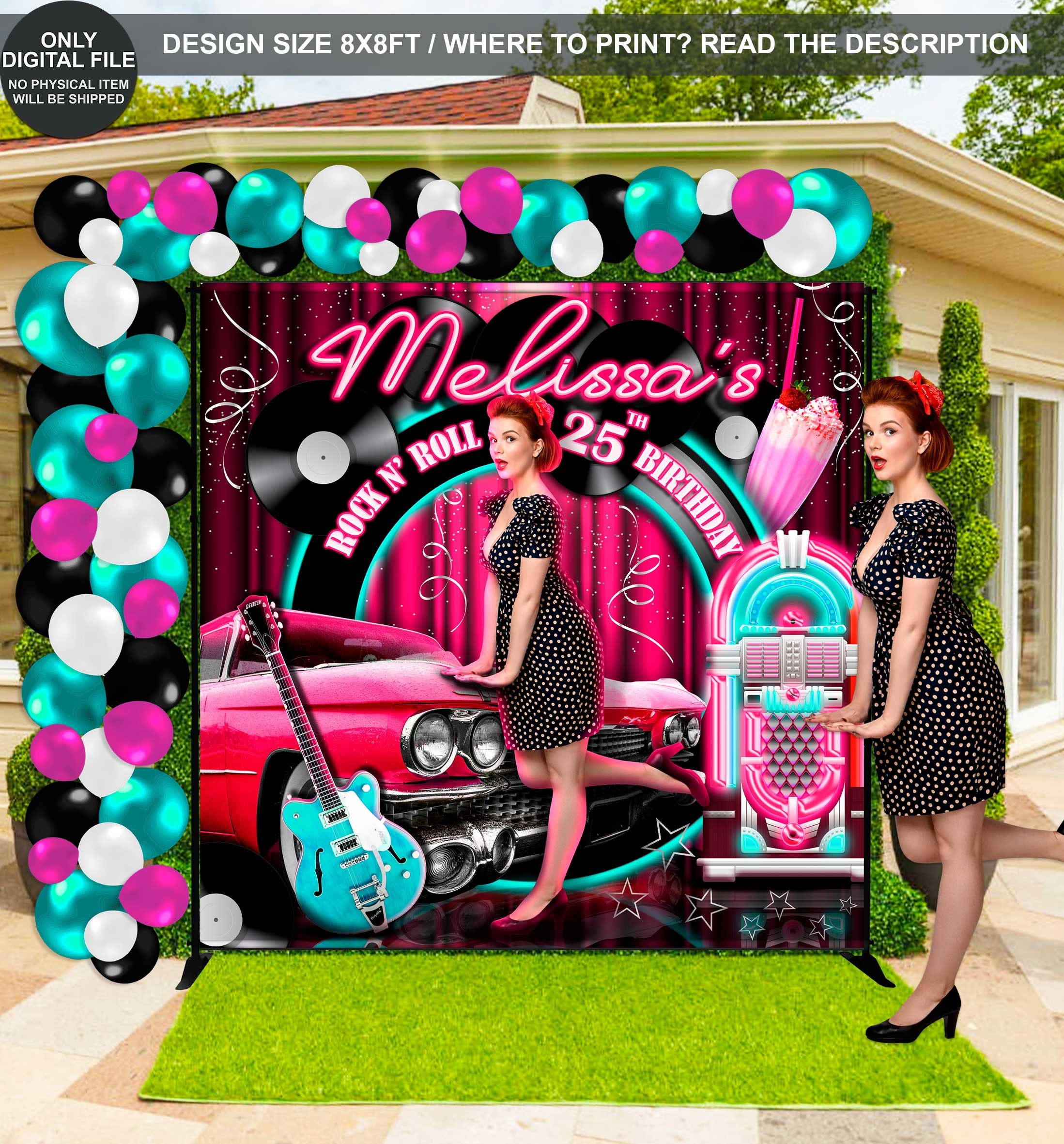 Pin Up Backdrops