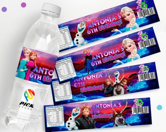 Frozen Water Labels - Etsy