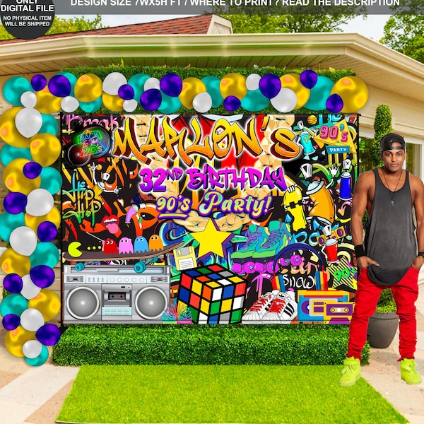 Freaknik Backdrop Digital - Etsy