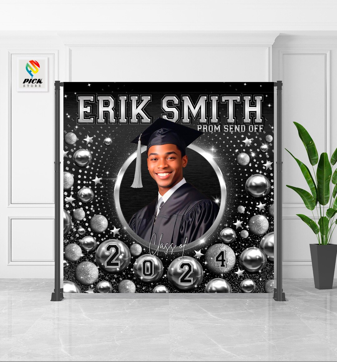 Personalized Graduation Backdrop: Prom Send Off, Class of 2024/2025 ...