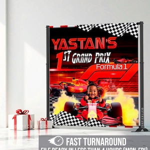 Formula 1 Banner | Helmet Sign | Nascar Backdrop | Racing Decor ...