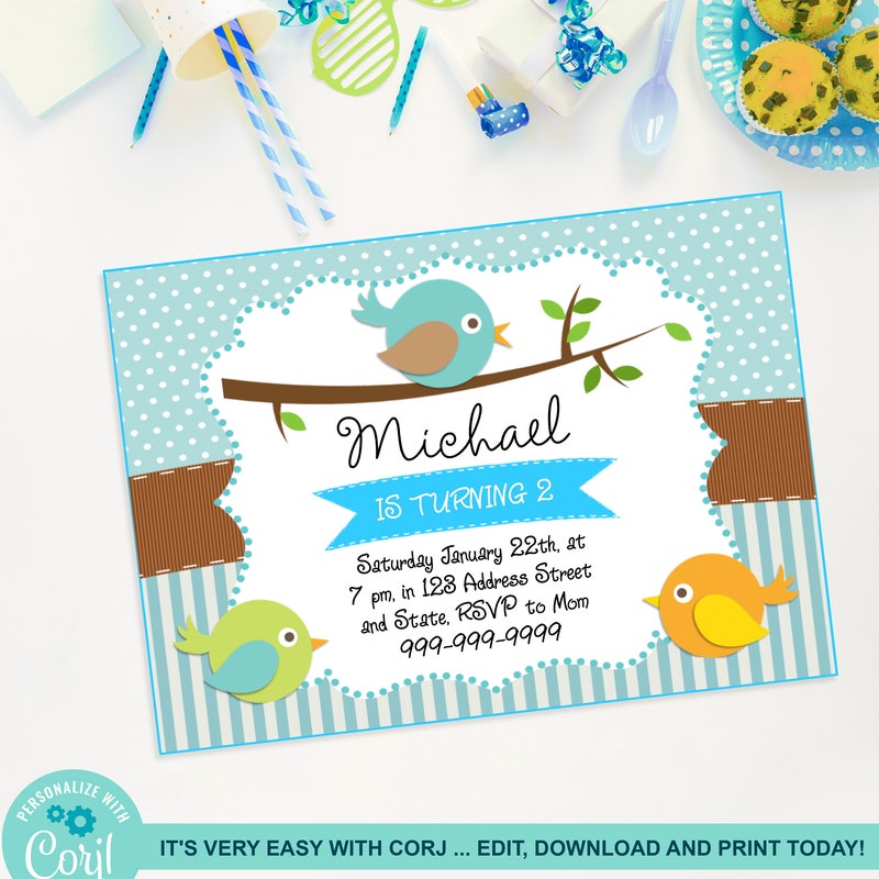 Bird Theme Birthday - Etsy