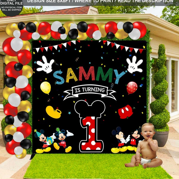 Mickey Mouse Banner - Etsy