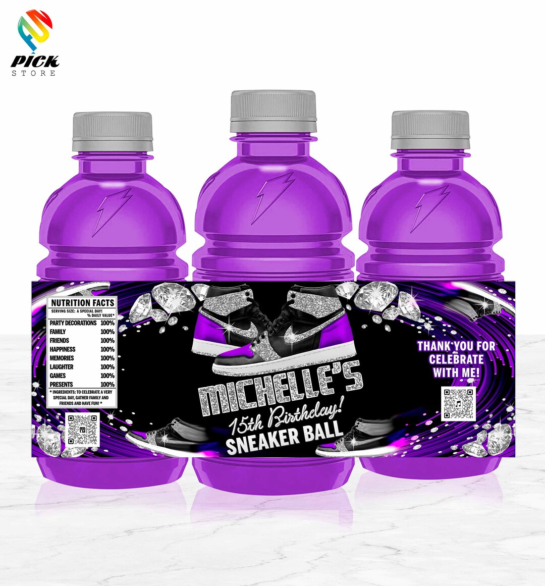 Sneaker Sports Drink Label Sneaker Sticker Sneaker Drink - Etsy