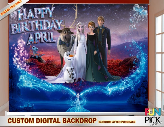 Frozen 2 Party frozen 2 backdrop Frozen 2 banner Supplies | Etsy