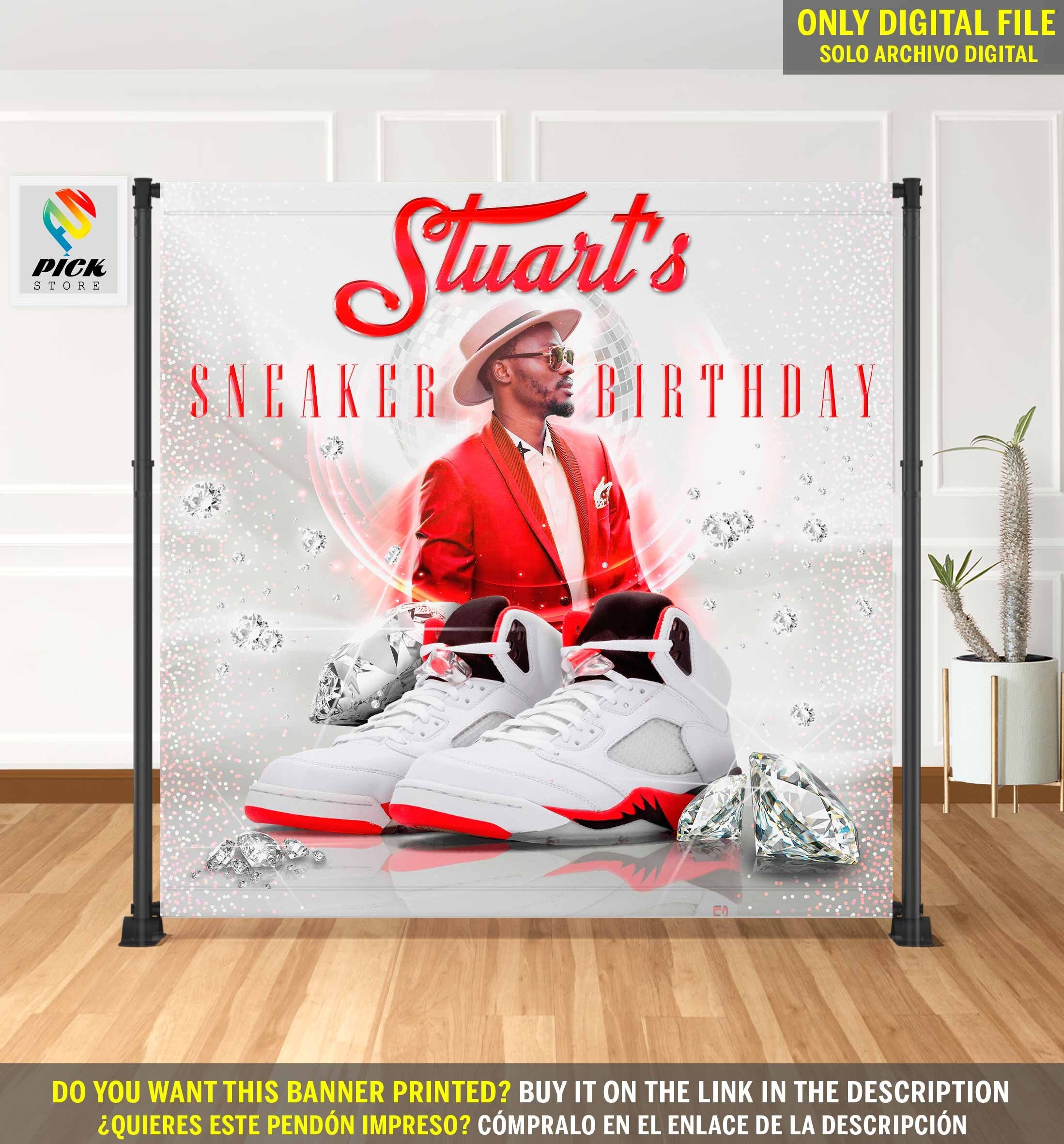 DIGITAL FILE Sneaker Gala Backdrop Sneaker Gala Banner - Etsy
