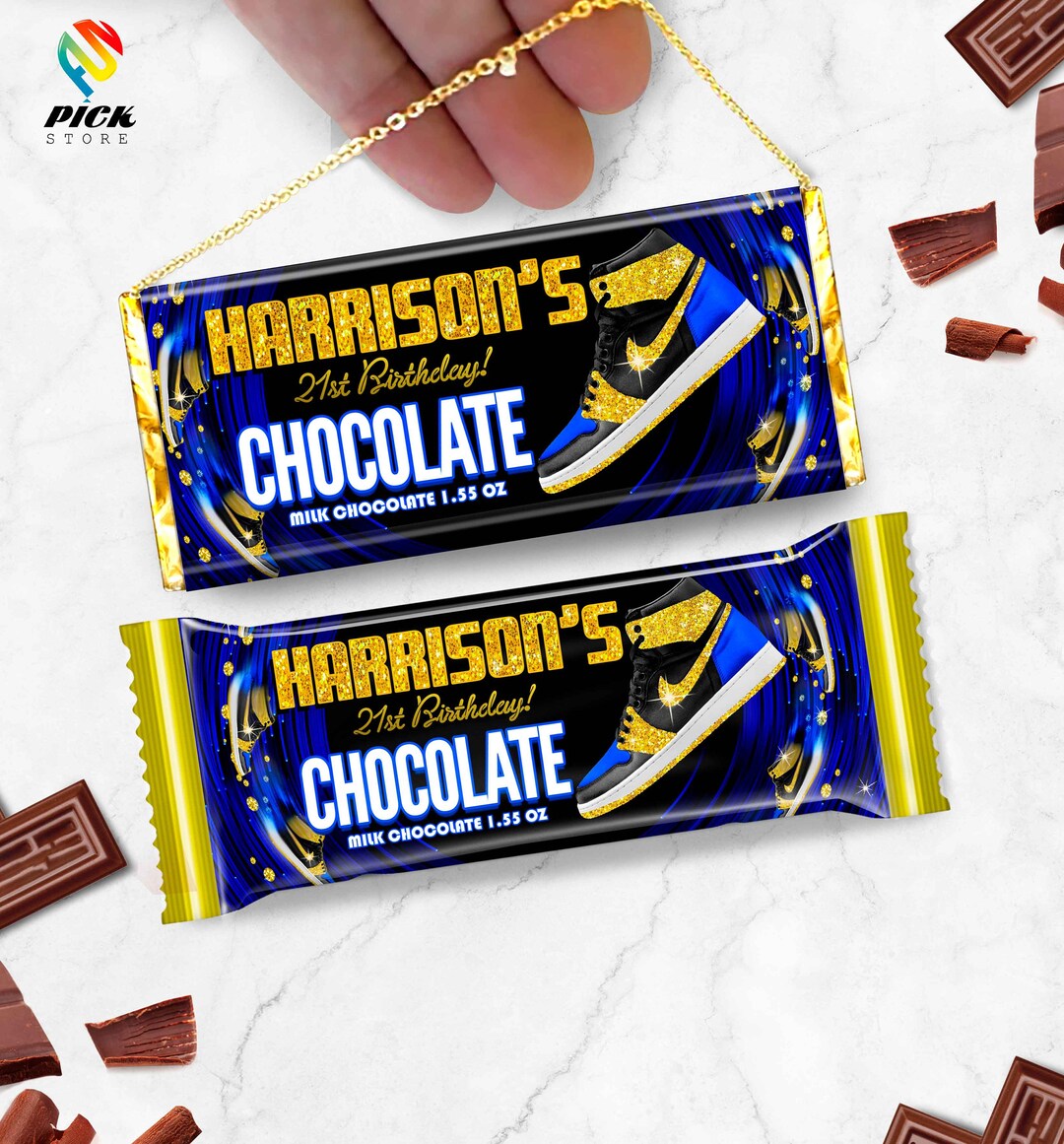 Sneaker Candy Wrapper Sneaker Chocolate Label Sneaker - Etsy