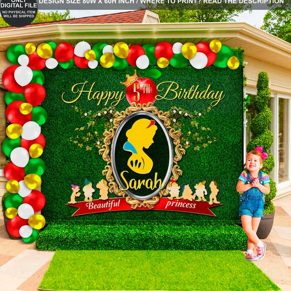 Snow White Banner - Etsy