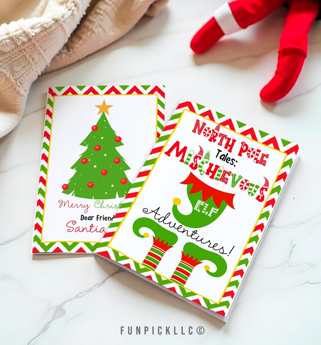 Christmas Elf Bedtime Storybook: North Pole Tales (DIY Printable) - Etsy