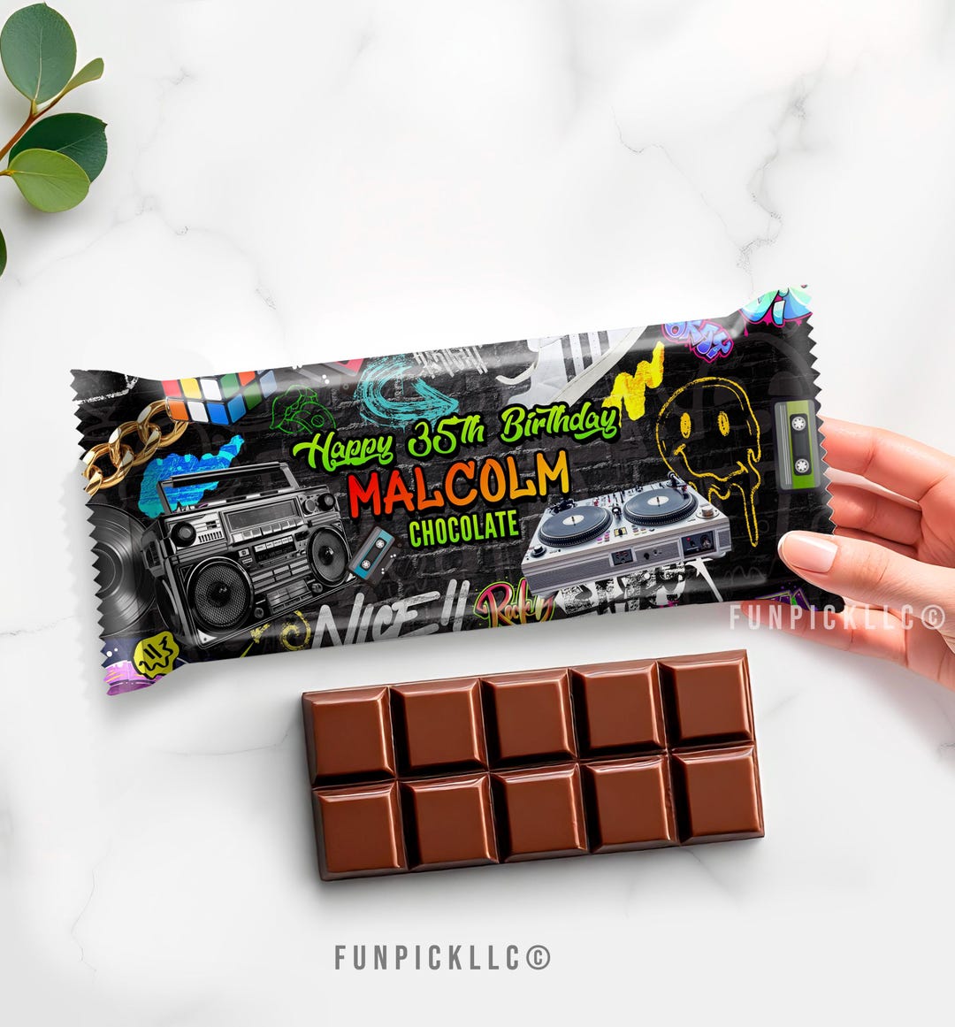90s Theme Candy Wrapper: Throwback Party Favor (digital Download ...