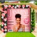 DIGITAL FILE Pink Magazine Cover Backdrop Birthday Women - Etsy