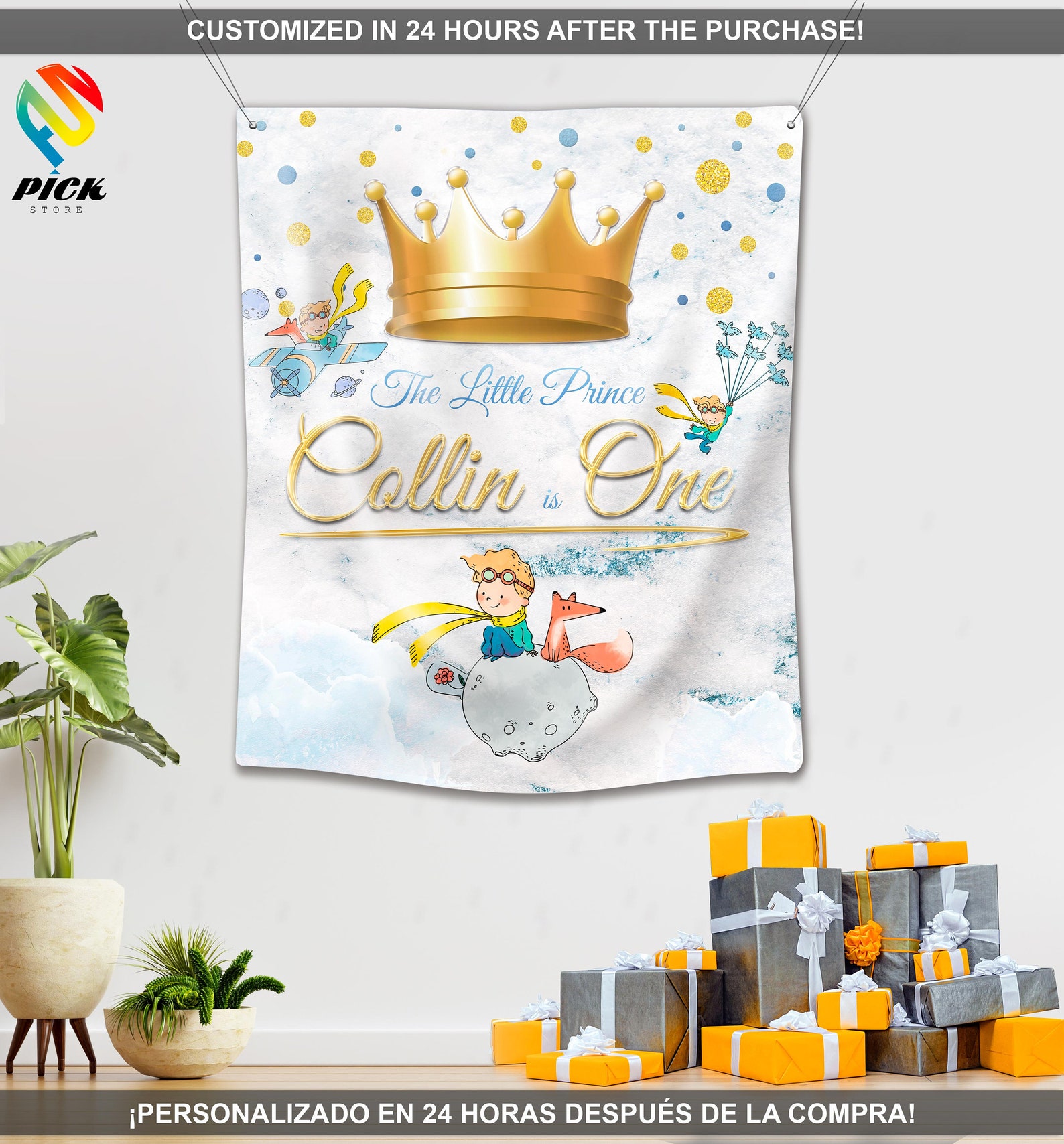 DIGITAL FILE Little Prince Backdrop Little Prince Banner - Etsy