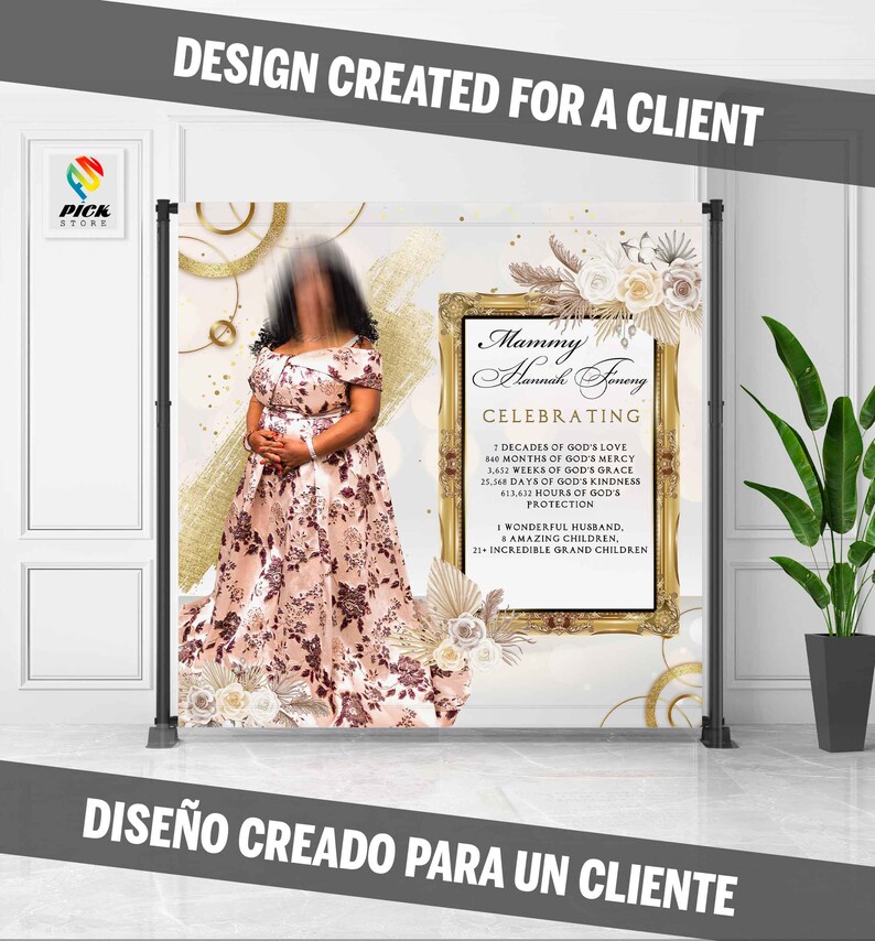 Custom Backdrop DESIGN for All Occasions Custom Photo Banner - Etsy