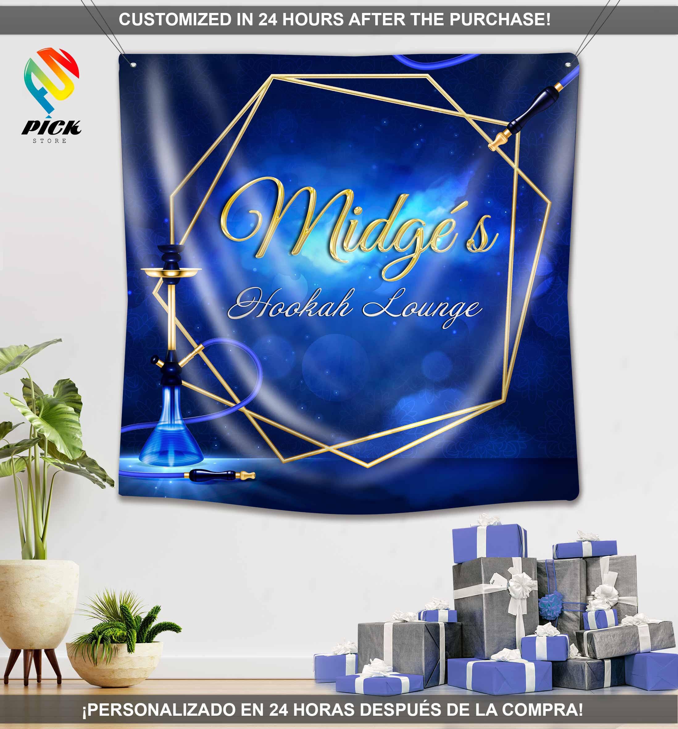 DIGITAL FILE Hookah Backdrop Hookah Banner Hookah - Etsy