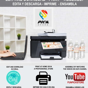 DIGITAL FILE | Bambi Bottle Labels | Bambi Printable Labels | Bambi ...