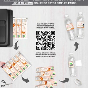 DIGITAL FILE | Bambi Bottle Labels | Bambi Printable Labels | Bambi ...