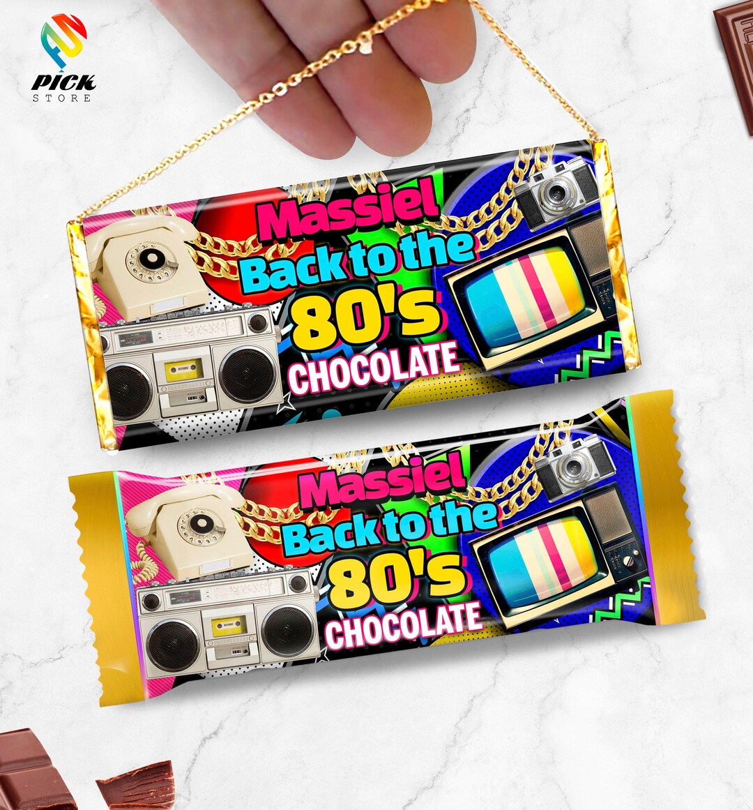 Vintage 80's Candy Wrapper, Retro Chocolate Bar, 80's Theme Chocolate ...